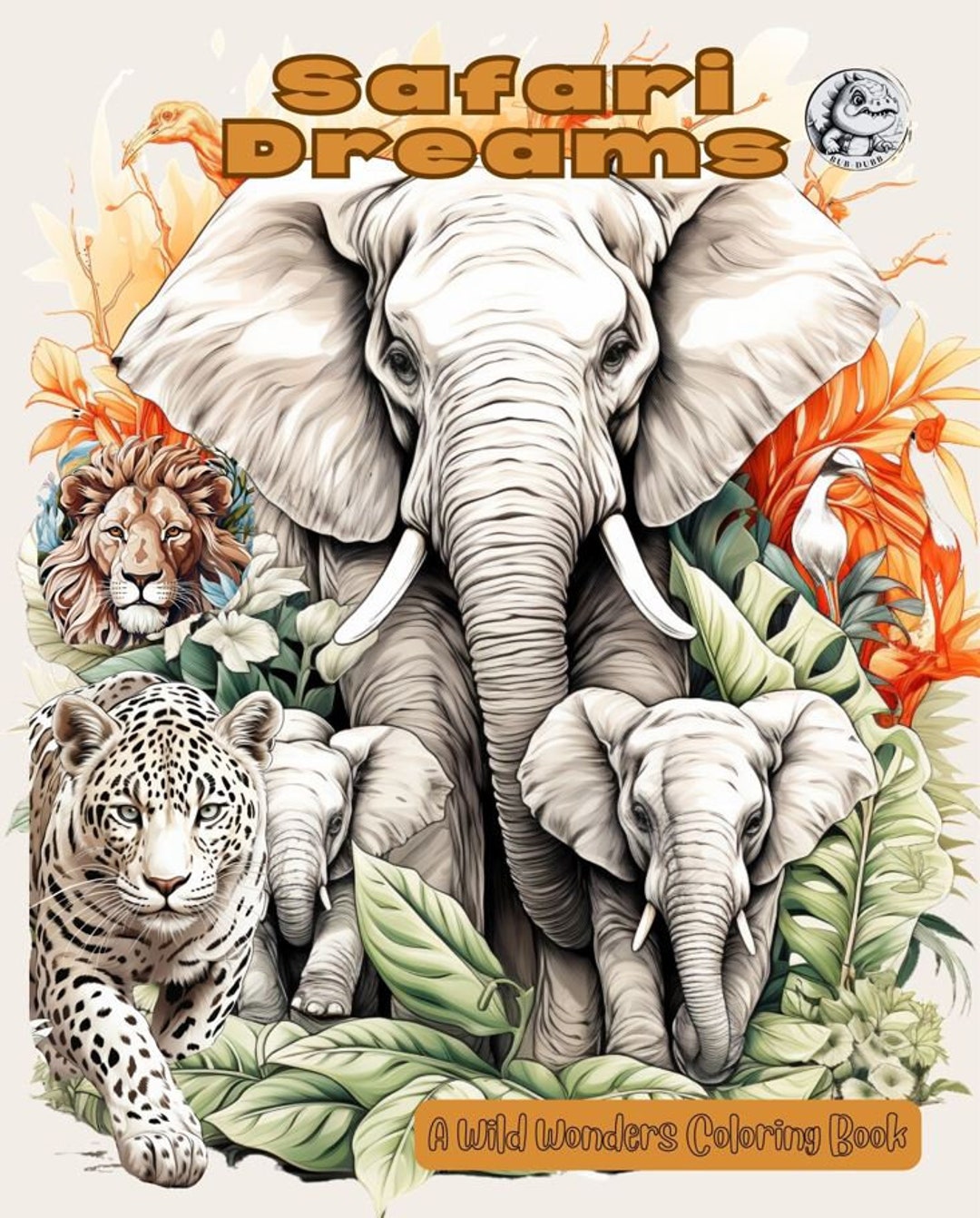 Safari Dreams: Wild Wonders Coloring Book - Etsy