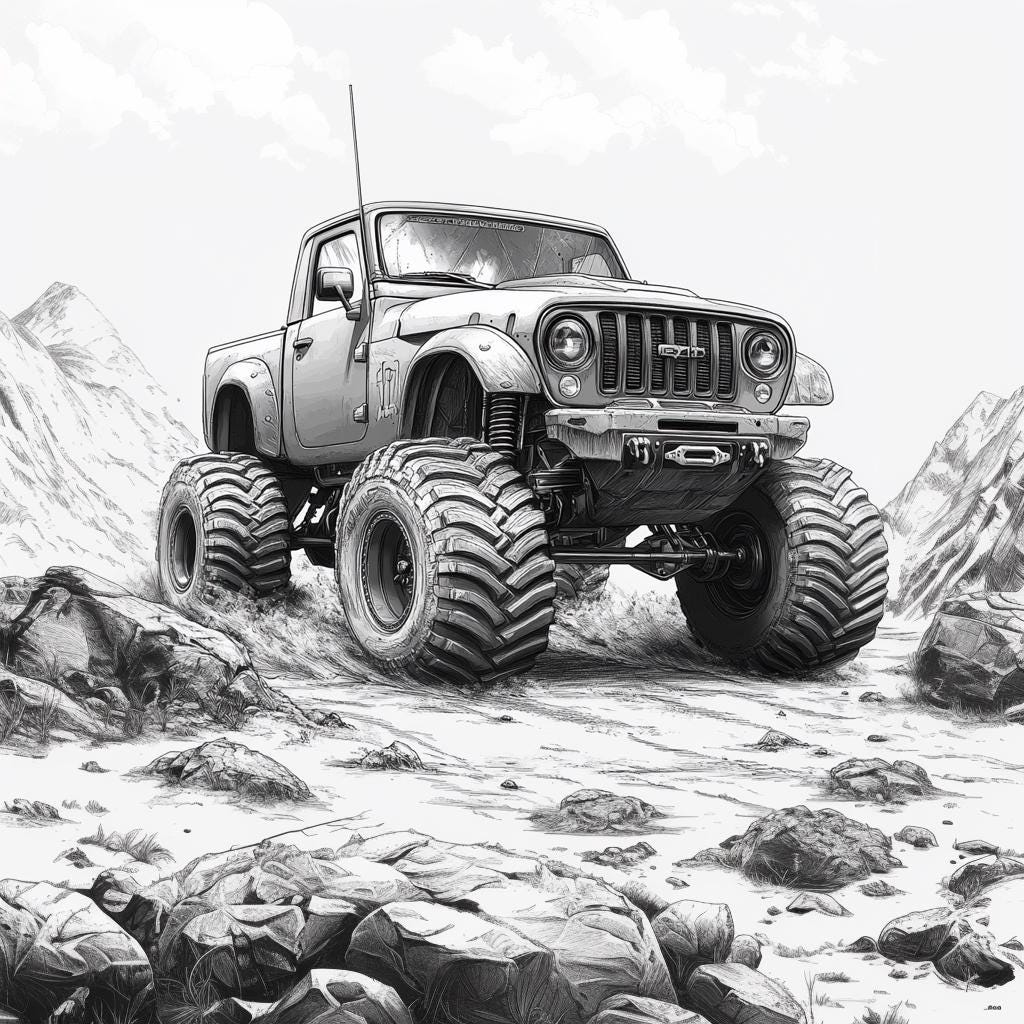 Monster Truck Madness - Etsy