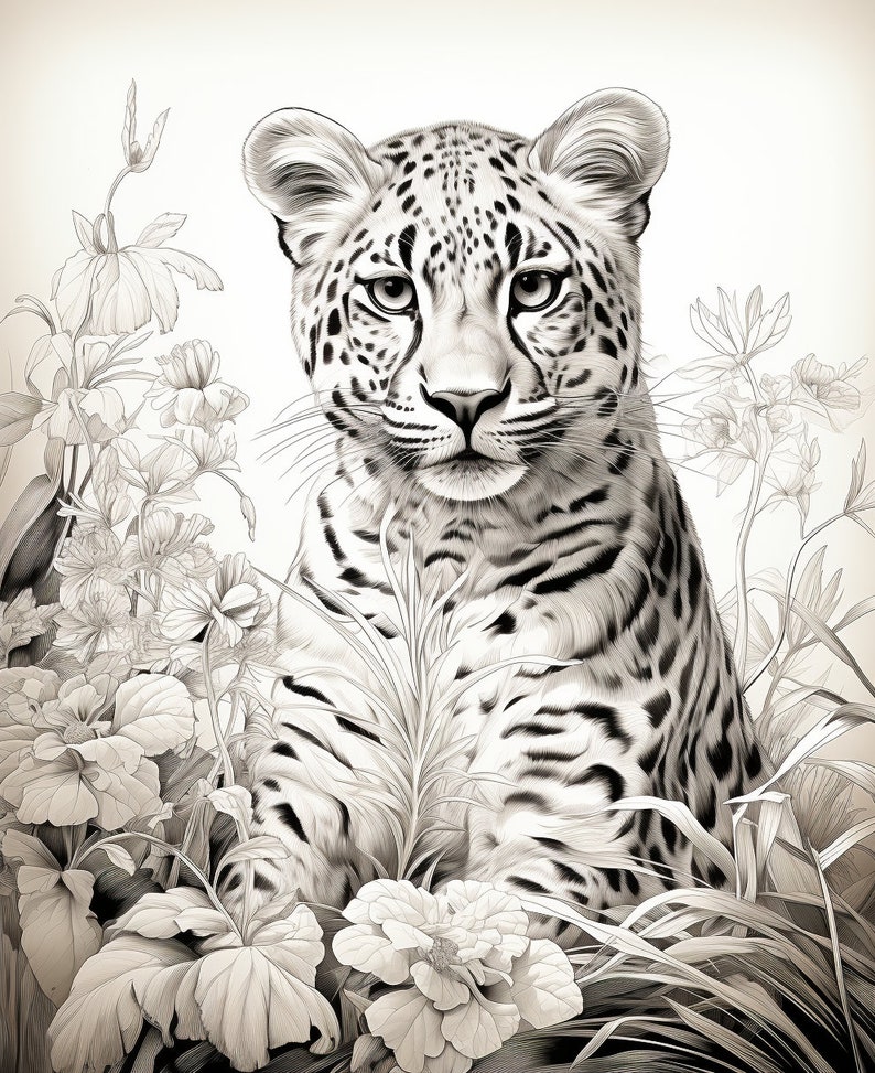 Safari Dreams: Wild Wonders Coloring Book - Etsy