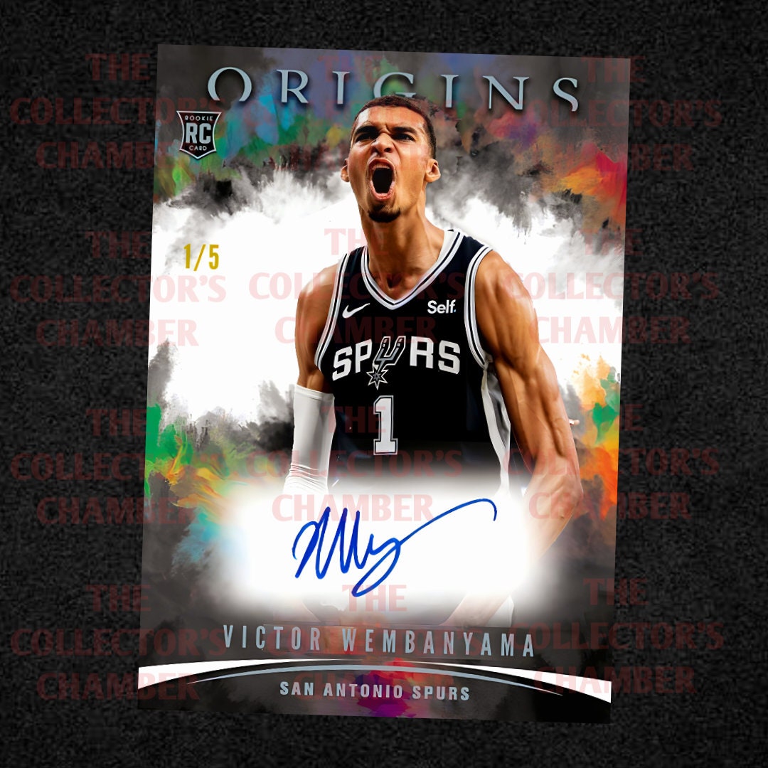 Victor Wembanyama Rookie Origins Collection Autograph 1/5 2023 - Etsy