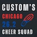 Custom Marathon Cheer Squad Shirt, 26.2 Tshirt, Supporter Team Group ...