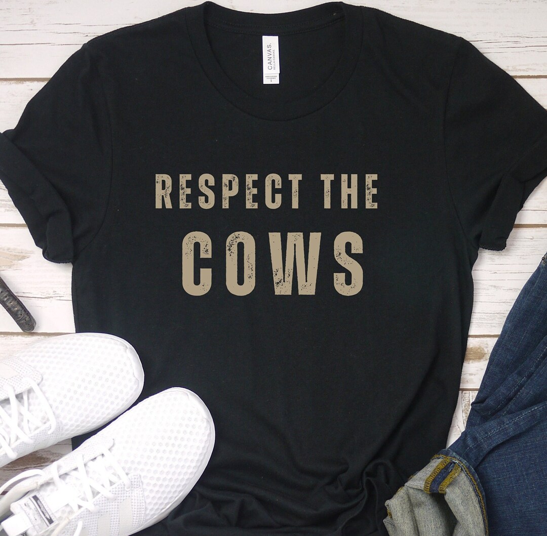 Respect the Cows, Funny Cattle Owner Gift, Gift for Cow Lover, Farmer ...