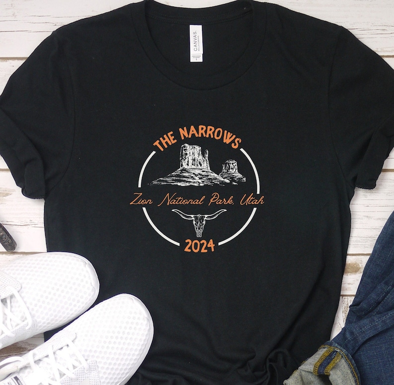 Zion National Park Shirt, the Narrows Tshirt, Zion National Park ...