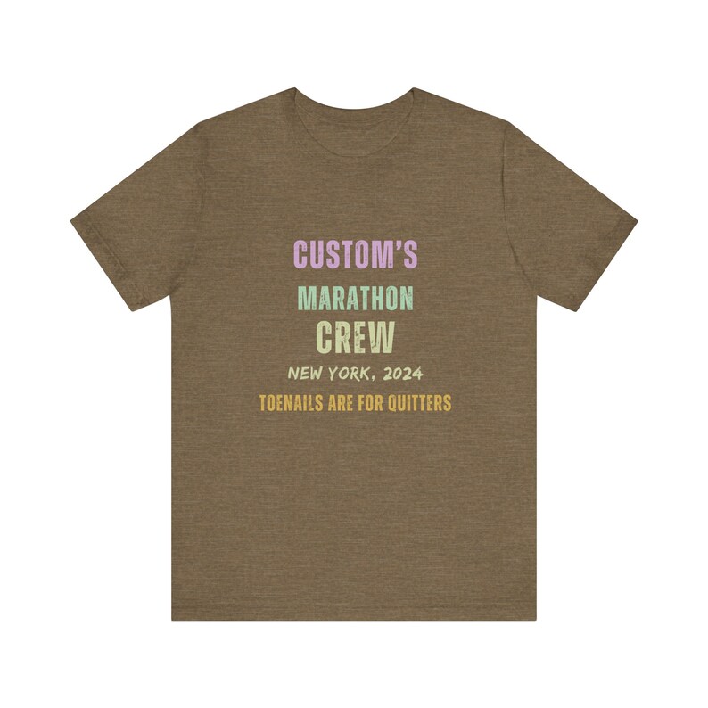 Custom Marathon Support Crew Shirt, 26.2 Tshirt, Supporter Team Group ...