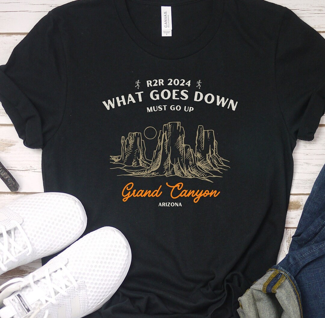Custom Rim to Rim Crewneck Shirt, Grand Canyon National Park, R2R Race ...