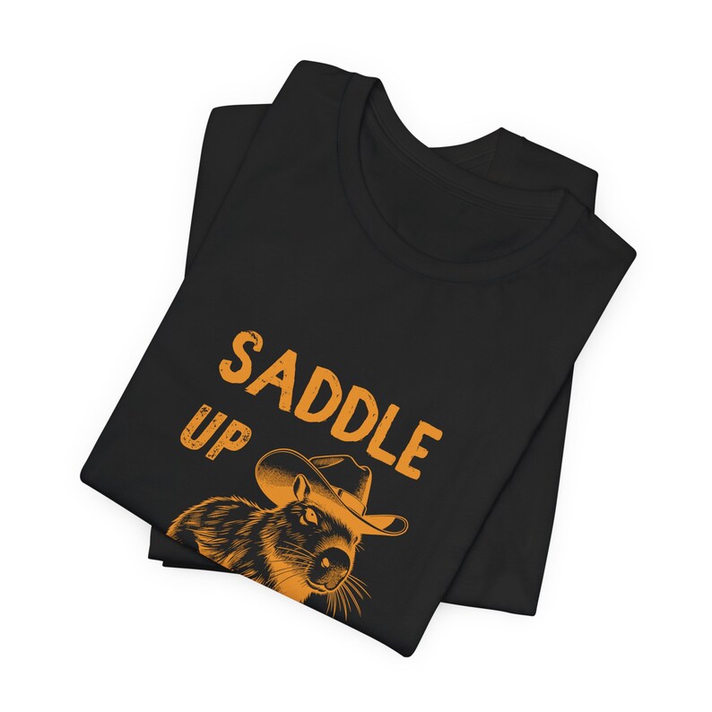 Saddle up Buttercup Cowboy Cabybara Cute Tshirt, Funny Capybara Gifted ...