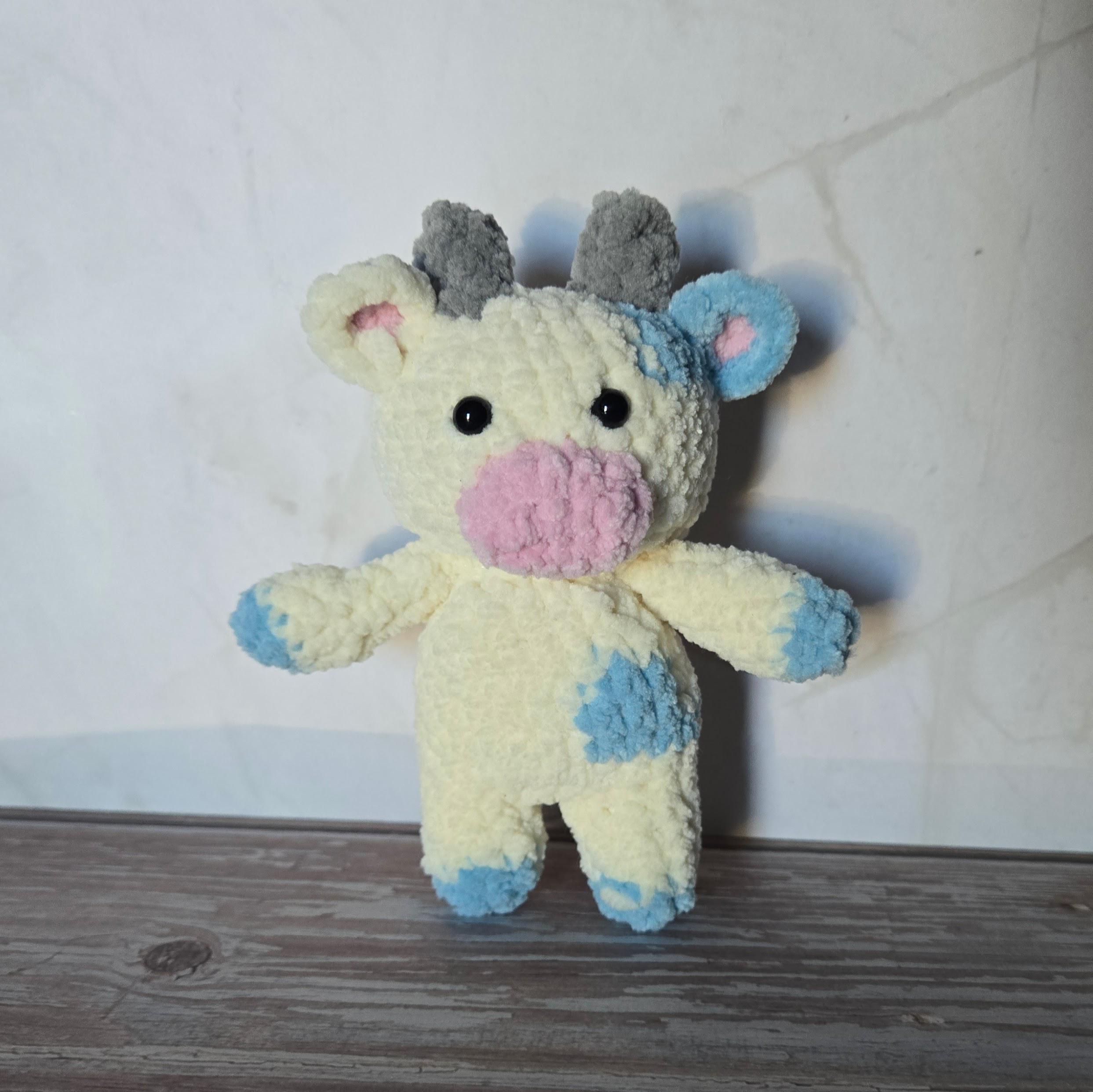 Mini Cow Plushie - Etsy