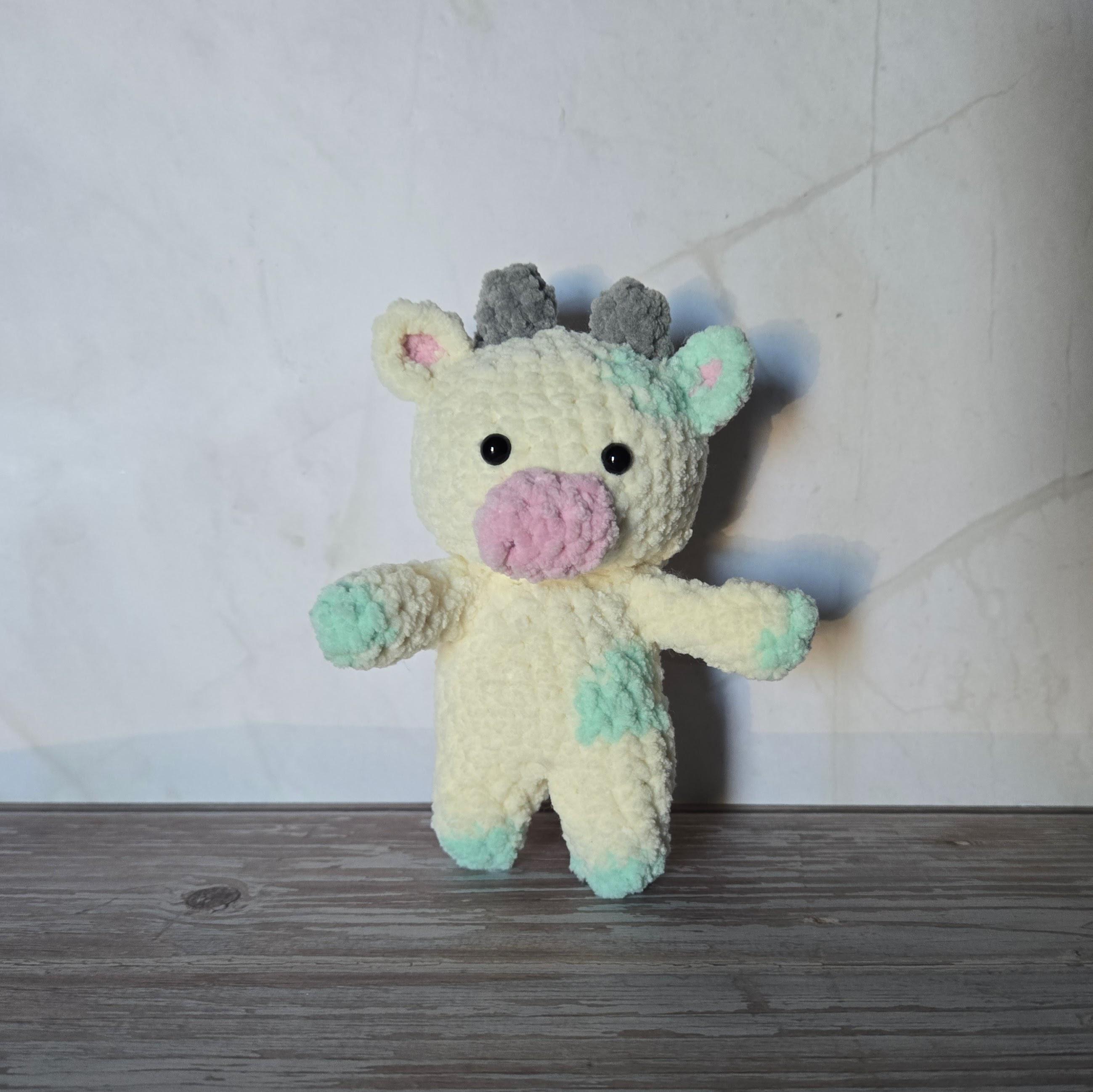 Mini Cow Plushie - Etsy