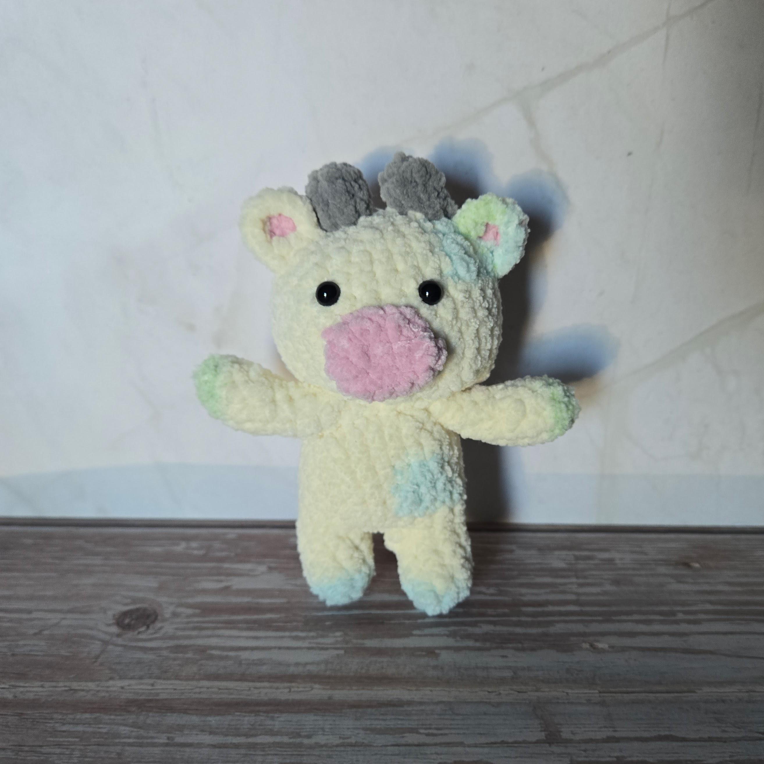 Mini Cow Plushie - Etsy