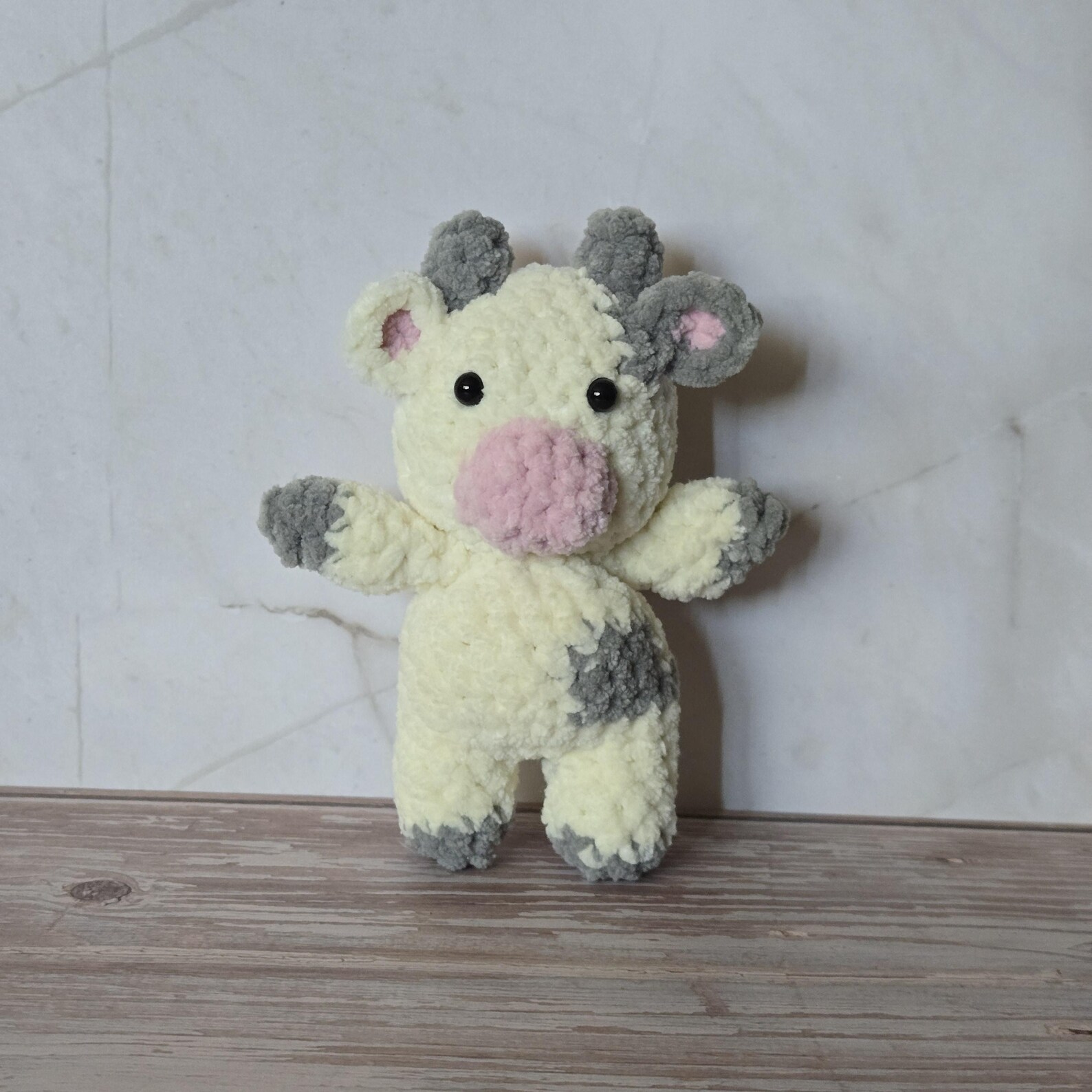 Mini Cow Plushie - Etsy