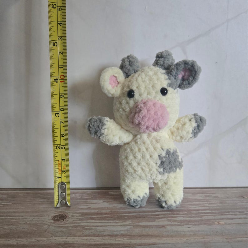Mini Cow Plushie - Etsy