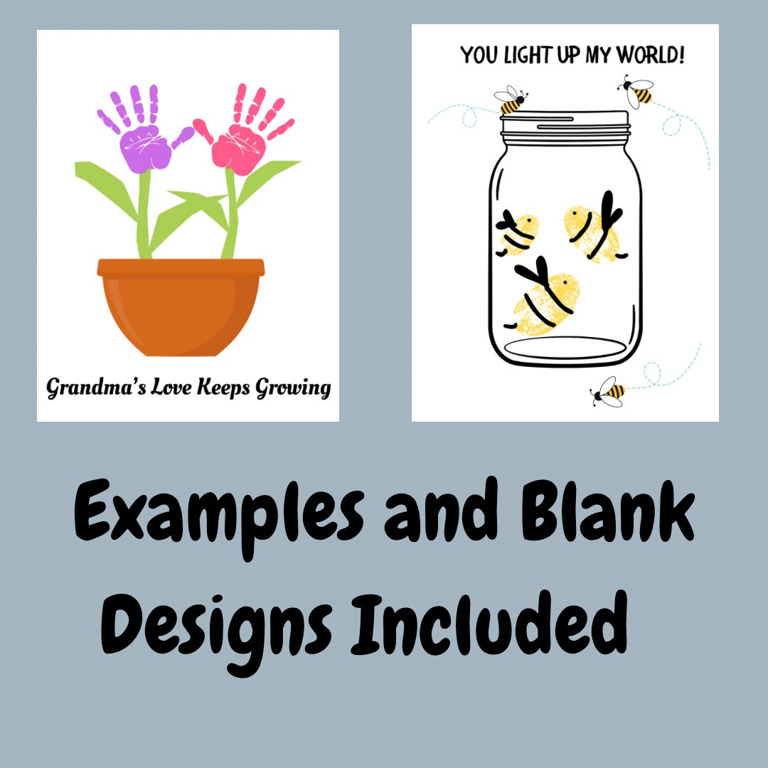Grandparents Day Handprint Art Craft PRINTABLE Bundle for Fun Easy ...
