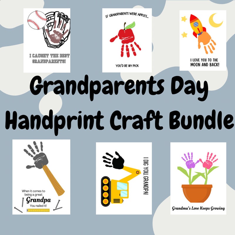 Grandparents Day Handprint - Etsy