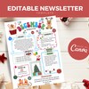 December Classroom Newsletter Template, Christmas Classroom Newsletter ...