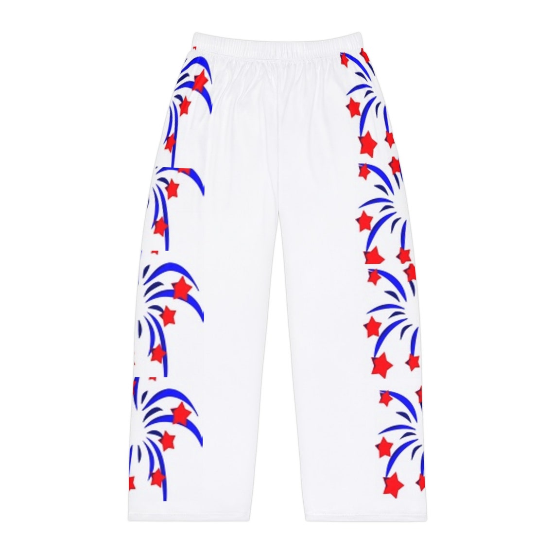 Firecrackers,men's Pajama Pants,4th of July, Red,white,blue,customized ...