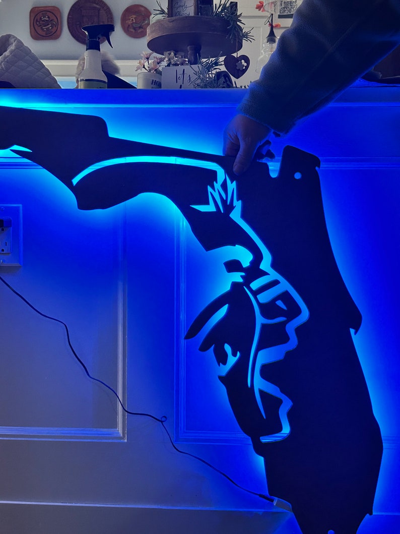 Lighted Acrylic Florida Seminole Sign - Etsy