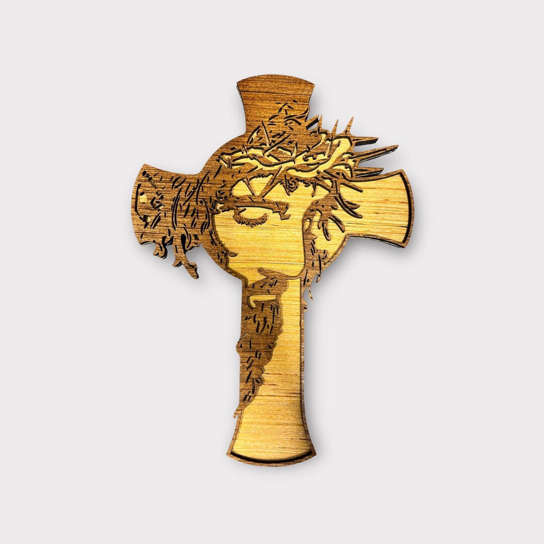 Profile of Christ on the Cross - Etsy