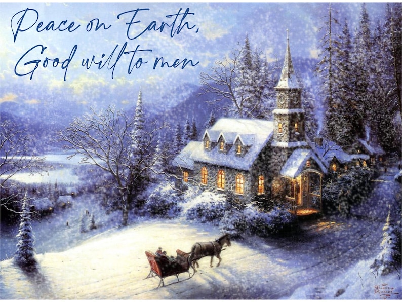 Faith Based Christmas Card - Etsy