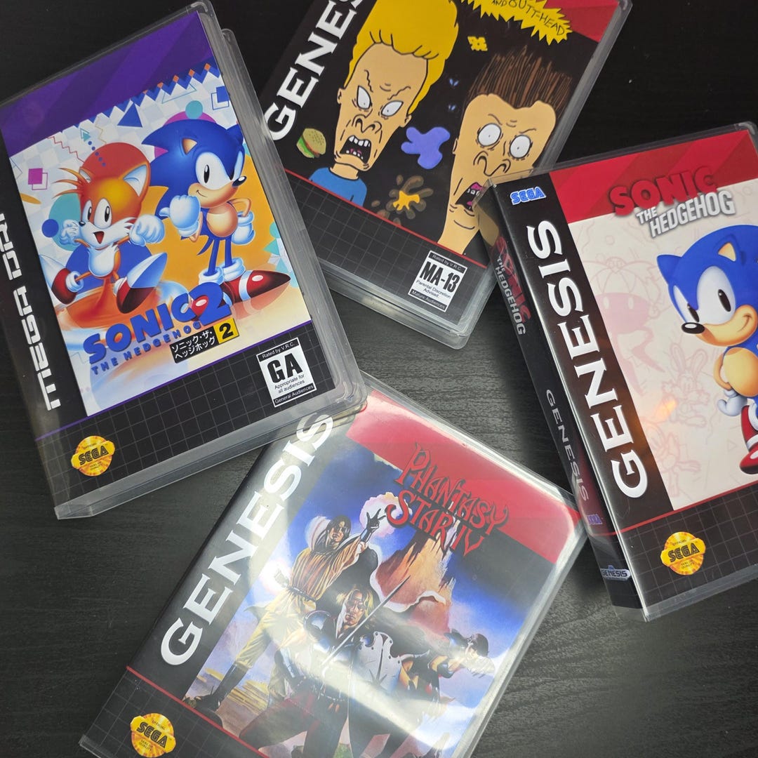 Sega Genesis & Mega Drive Game Cases (universal Game Case) - Etsy