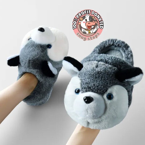 Animal Slippers - Etsy