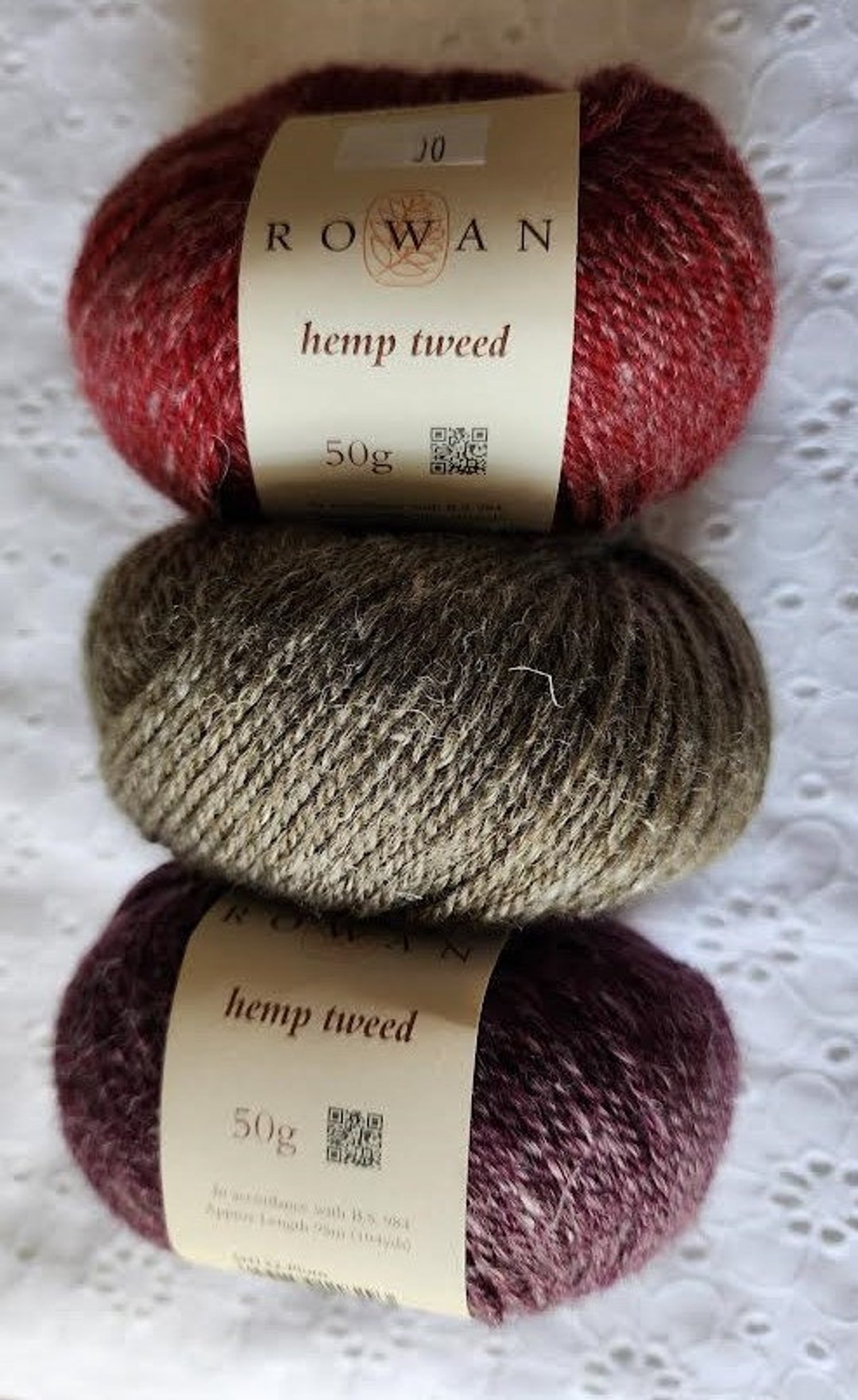 Rowan Hemp Tweed Worsted Wght Yarn. Sold in Lots of 4 Skeins. Colors ...