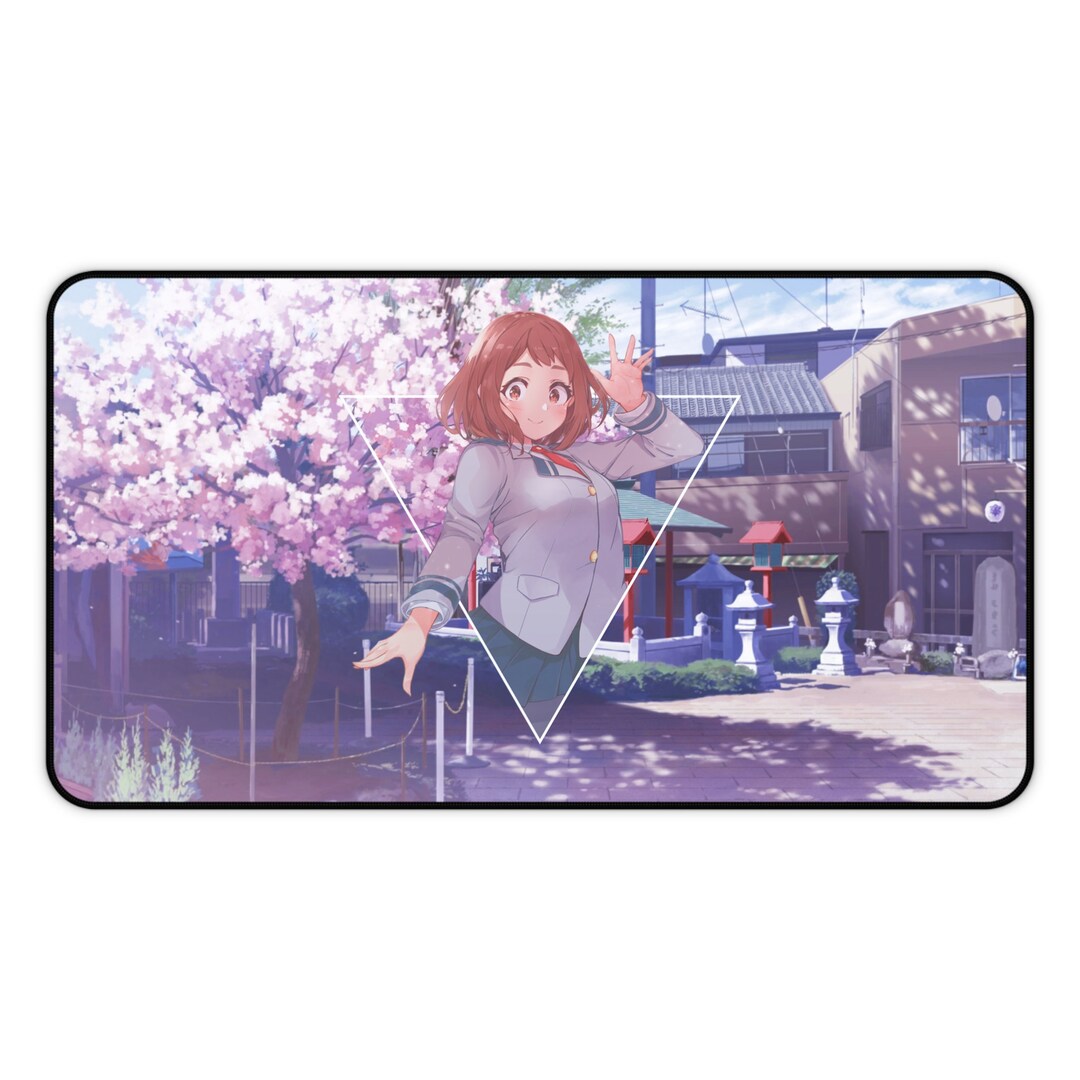 Ochako Deku My Hero Academia Anime Girl Playmat Desk Mat - Etsy UK