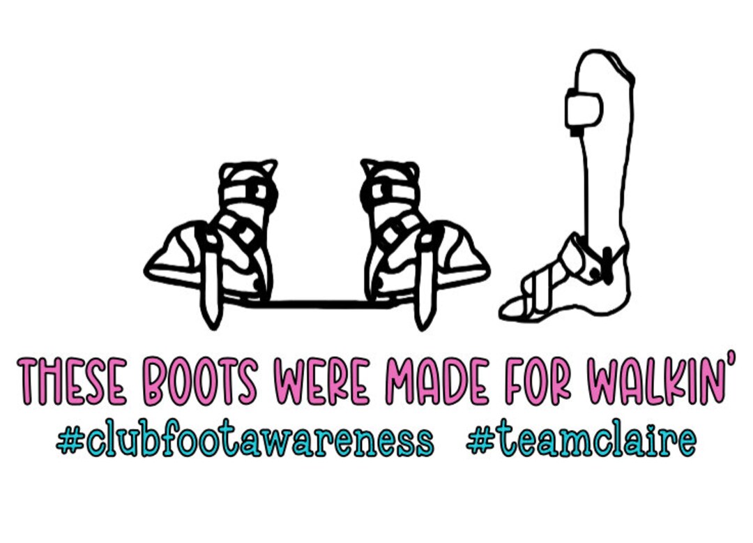 Clubfoot Awareness SVG - Etsy