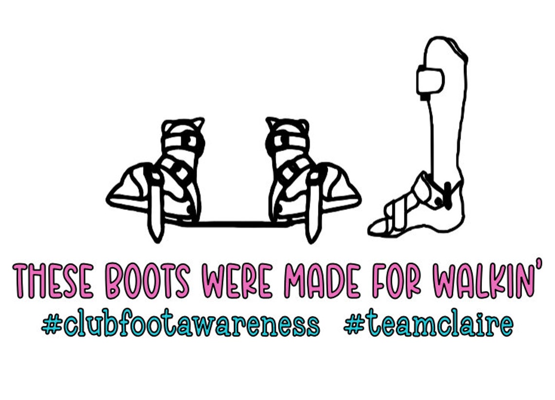 Clubfoot Awareness SVG - Etsy