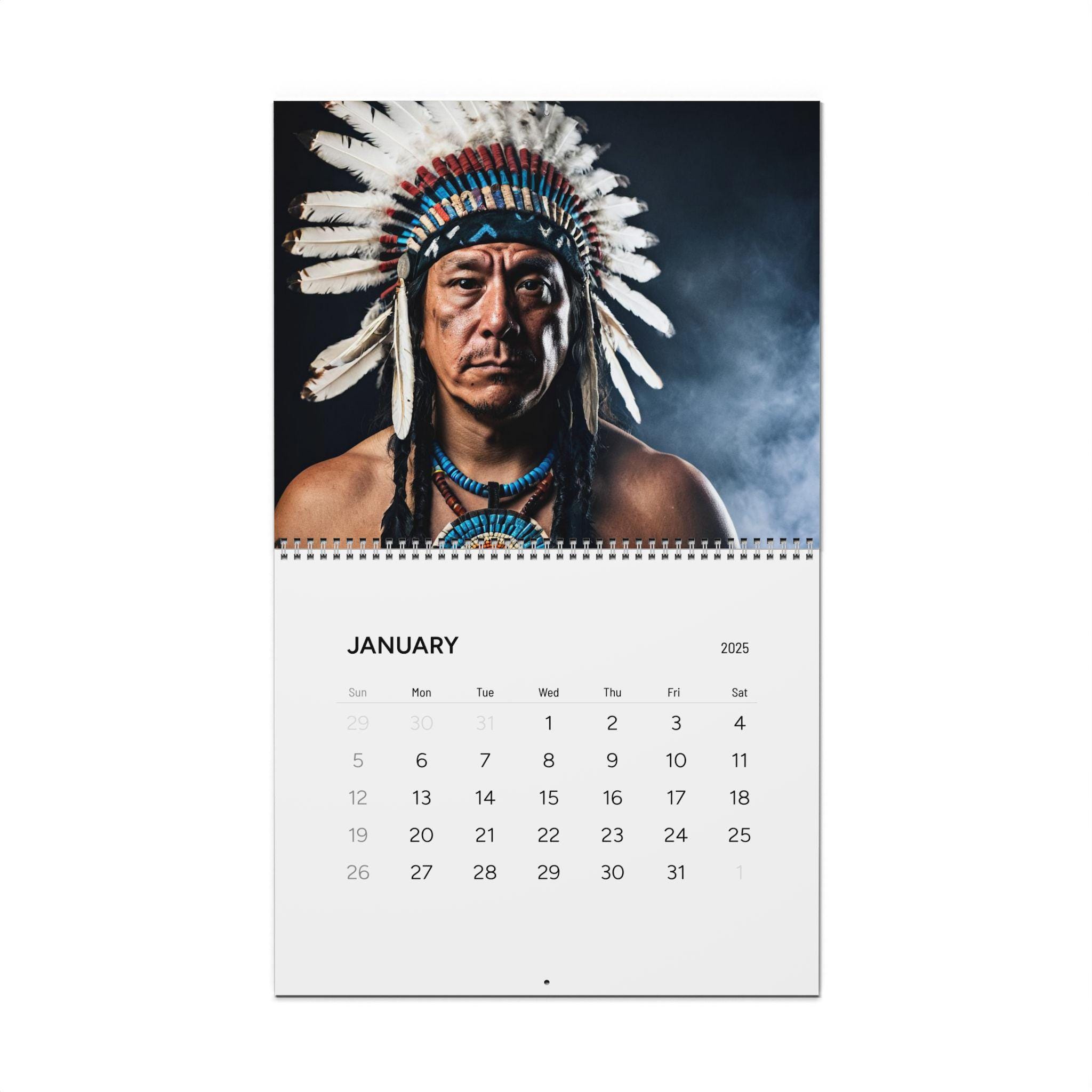 2025 Native American Wall Calendar - Etsy