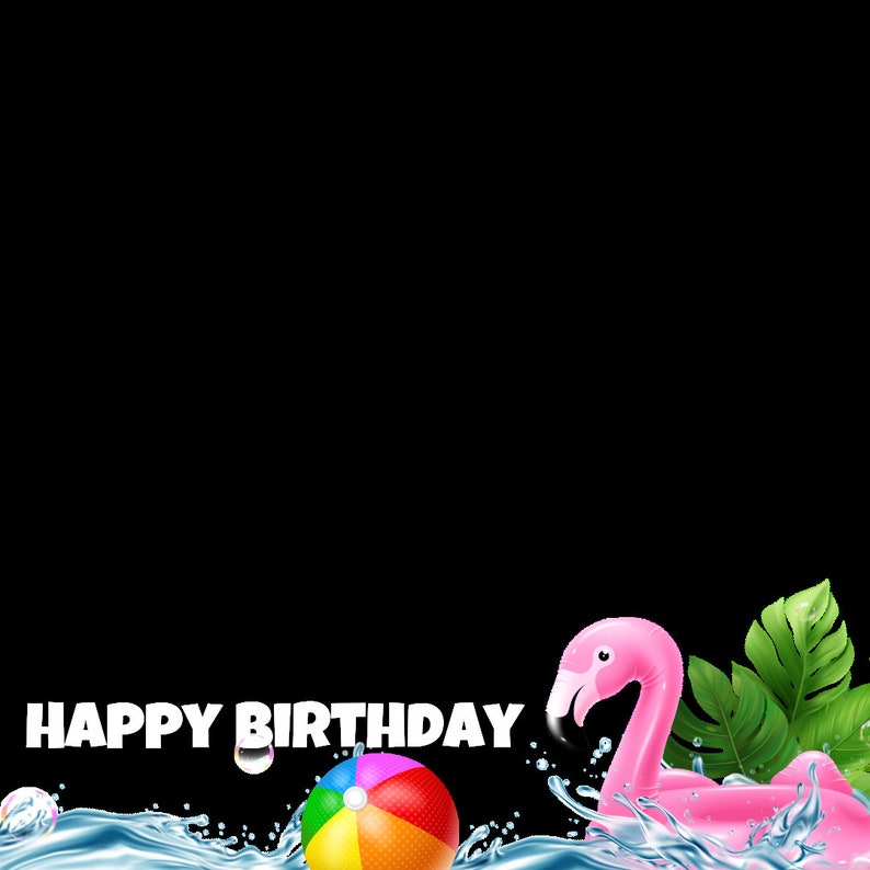 Photo Booth Custom Overlay for Birthday Parties, Weddings, Corporate ...