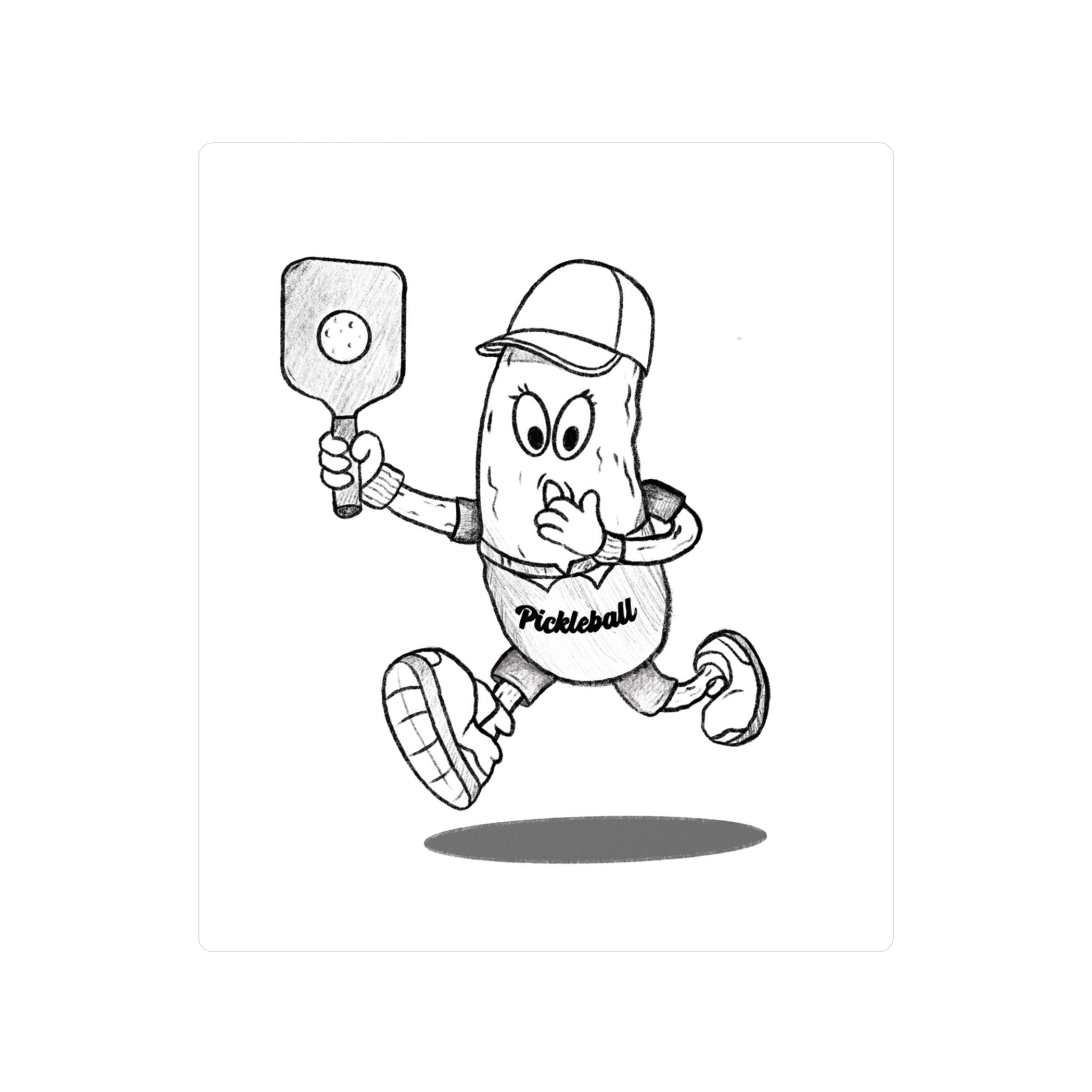 Unique Pickleball Vinyl Decals Pickleball Player Acccessory Pickleball ...