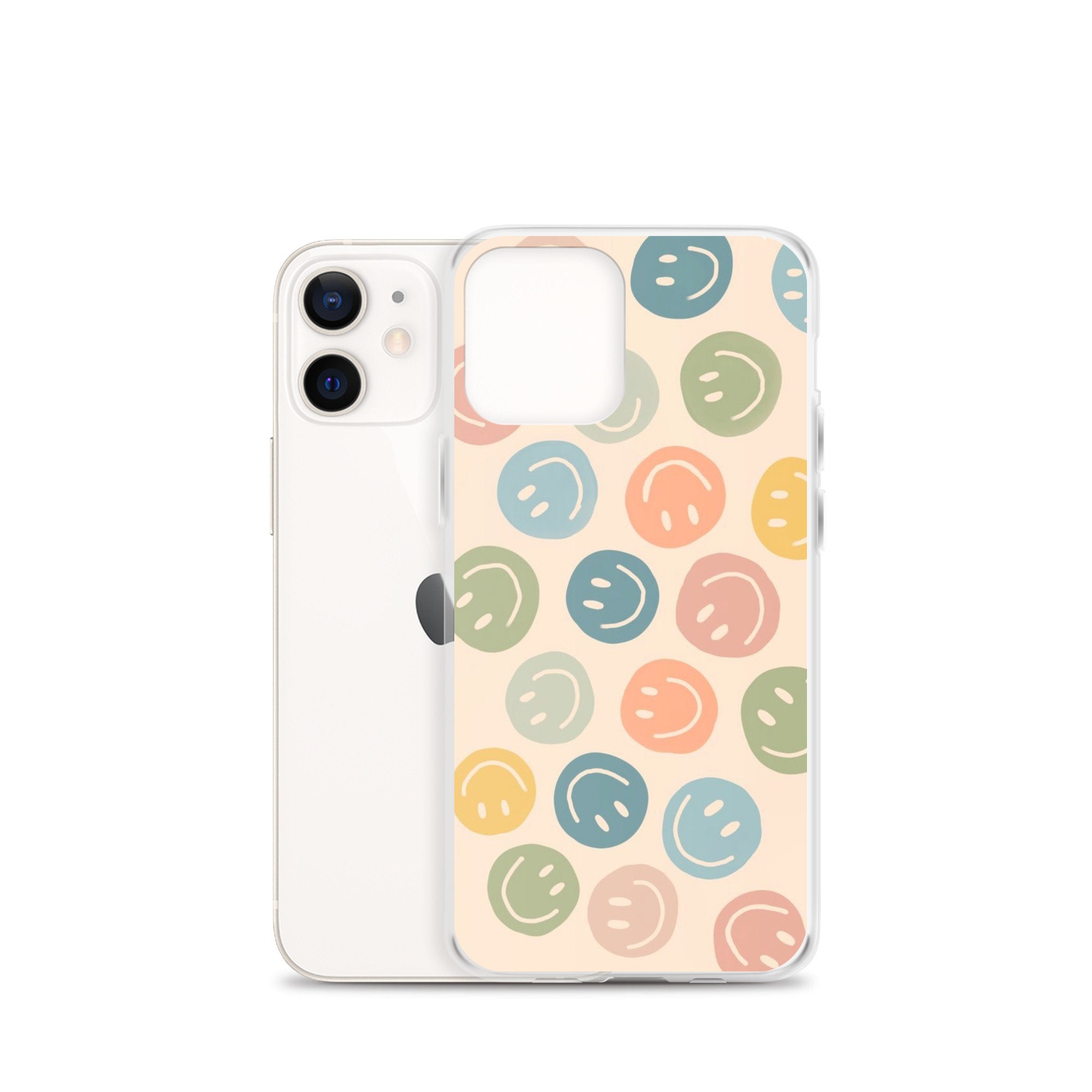 Colorful Smiley Faces iPhone Case - Etsy