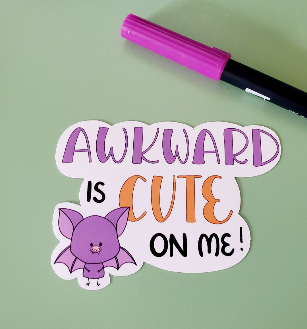 Express Your Quirky Style With Our 'awkward is Cute on Me' Batthew ...
