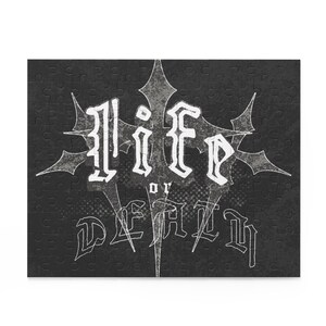 Life or Death Puzzle 120 252 500-piece - Etsy