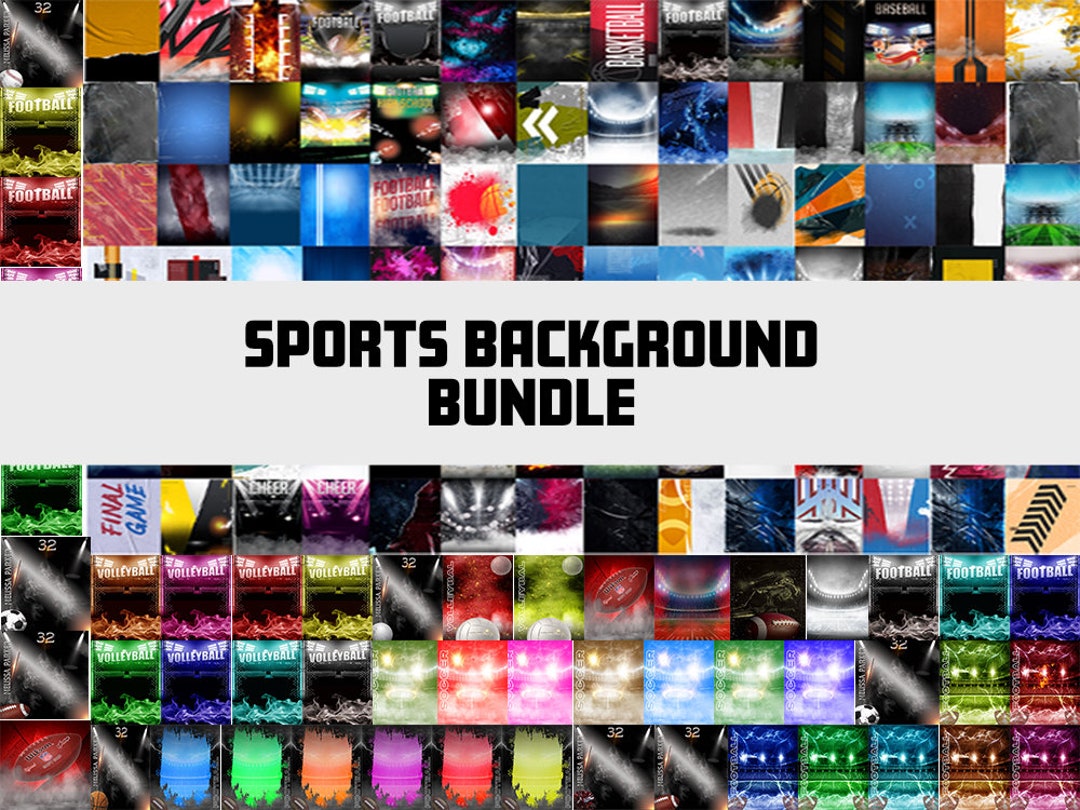 260 Sport Backgrounds Bundle High-res 300dpi JPEG Digital Download ...