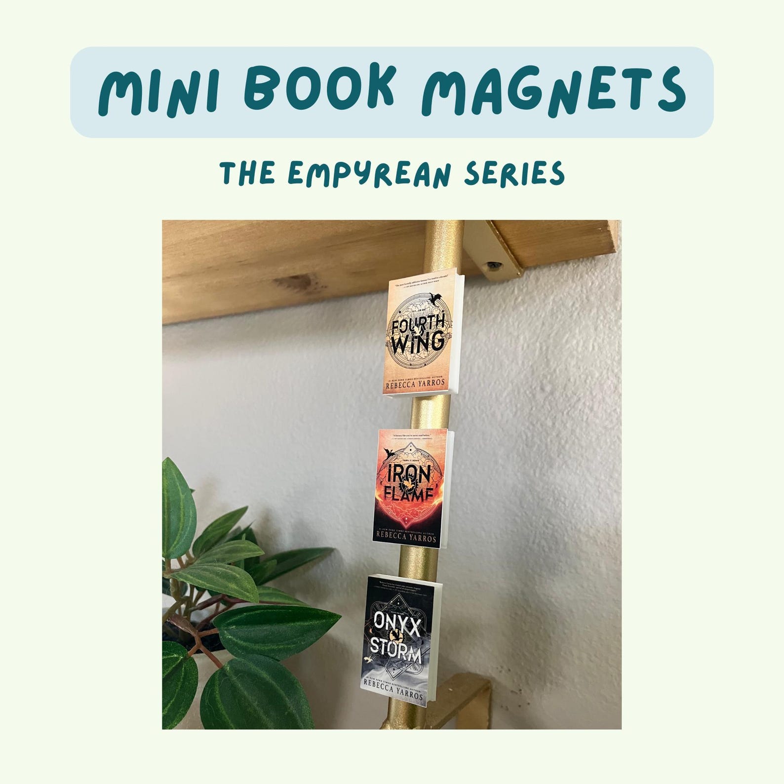 3D Printed Custom Mini Book Magnets - Etsy