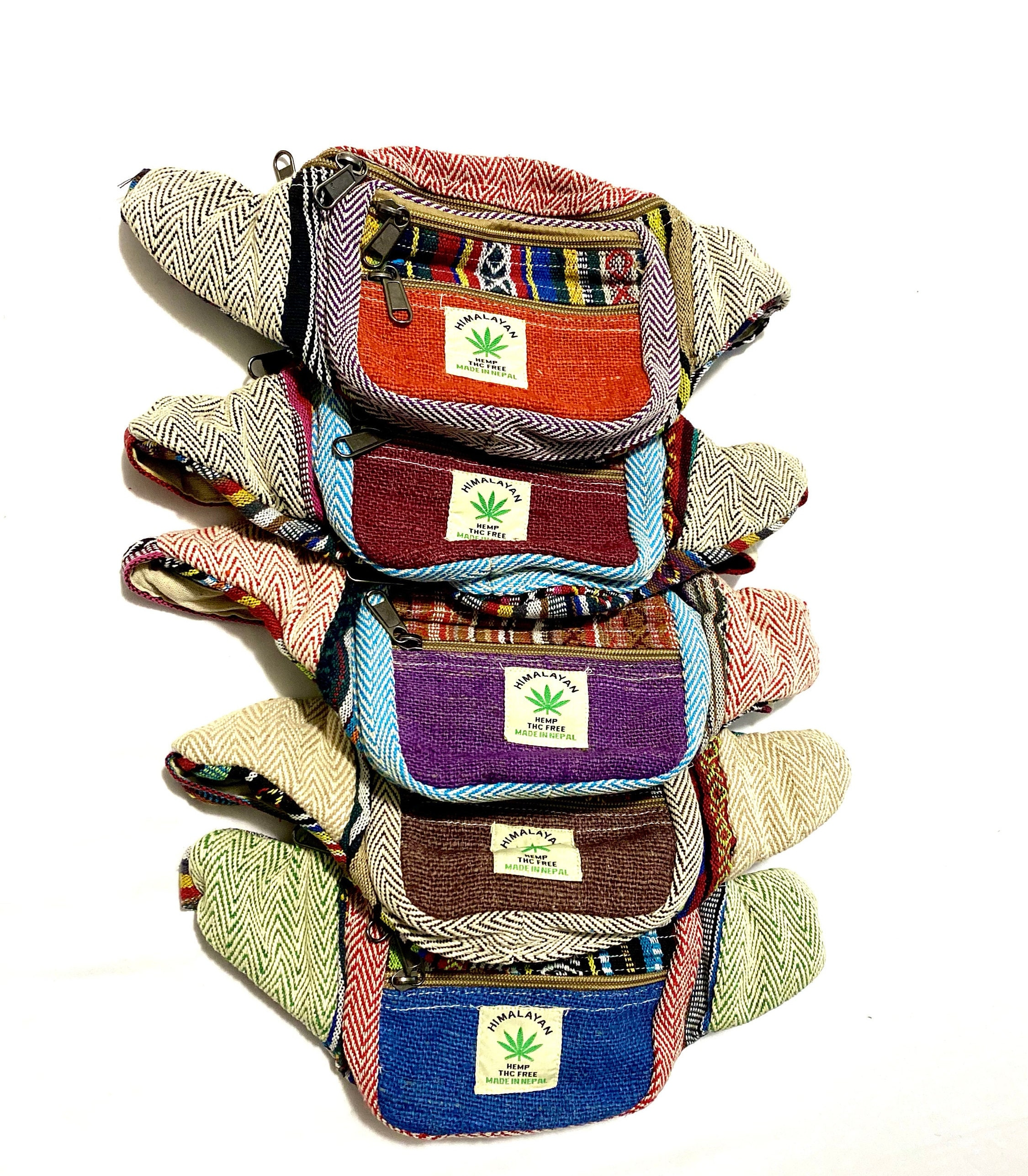 Hemp Fanny Pack | Eco Friendly Waist Bag for Travel & Hiking | Vegan ...