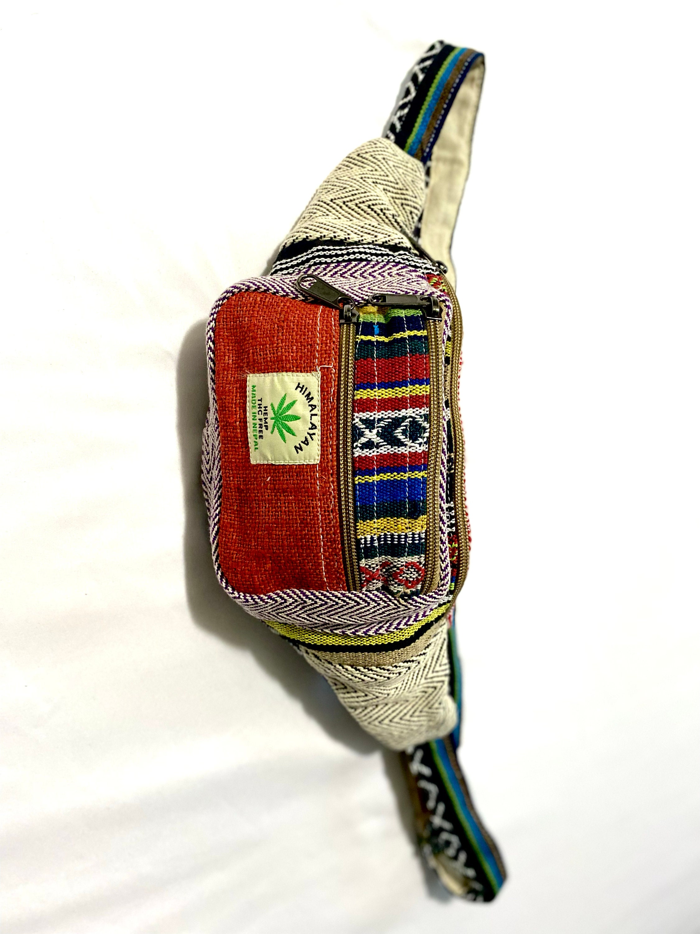 Hemp Fanny Pack | Eco Friendly Waist Bag for Travel & Hiking | Vegan ...
