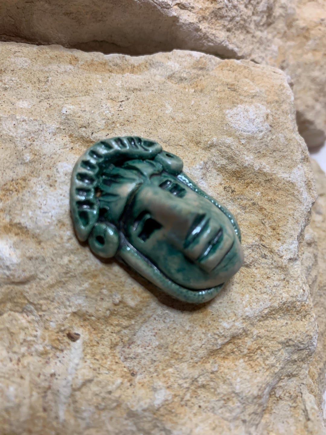 Beral- Shaman, Talisman - Mask Collection, Ceramic, Mayan, Aztec, and ...