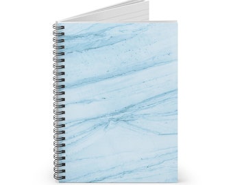 Solid Navy-blue Spiral Notebook Ruled Line - Etsy