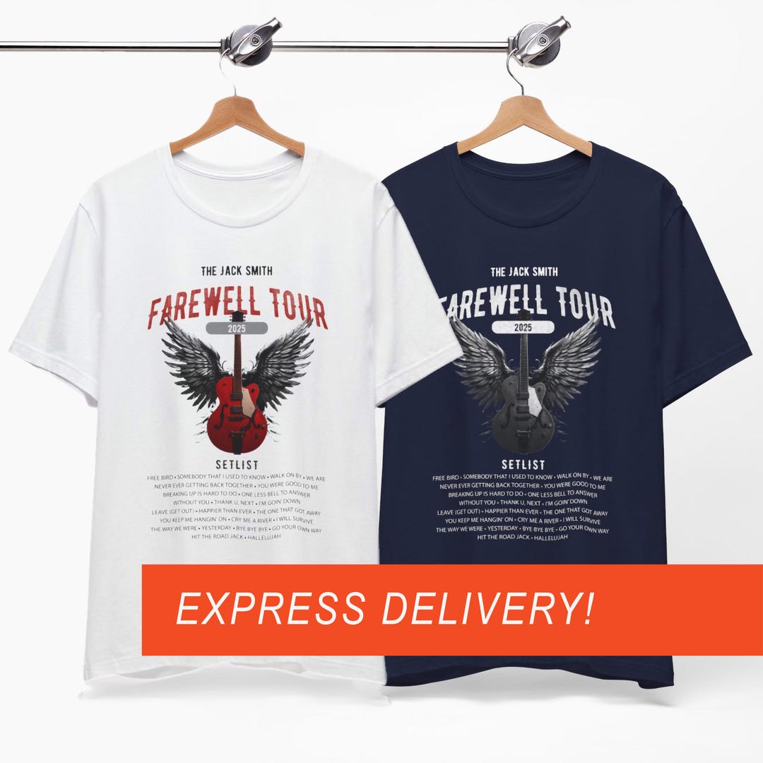 Personalized Retirement EXPRESS SHIPPING T-shirt, Farewell Tour Music ...