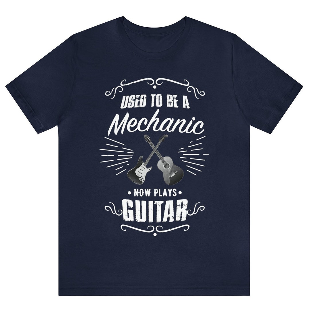 MECHANIC Retirement T-shirt, Now Plays GUITAR, Funny Retirement Gift ...