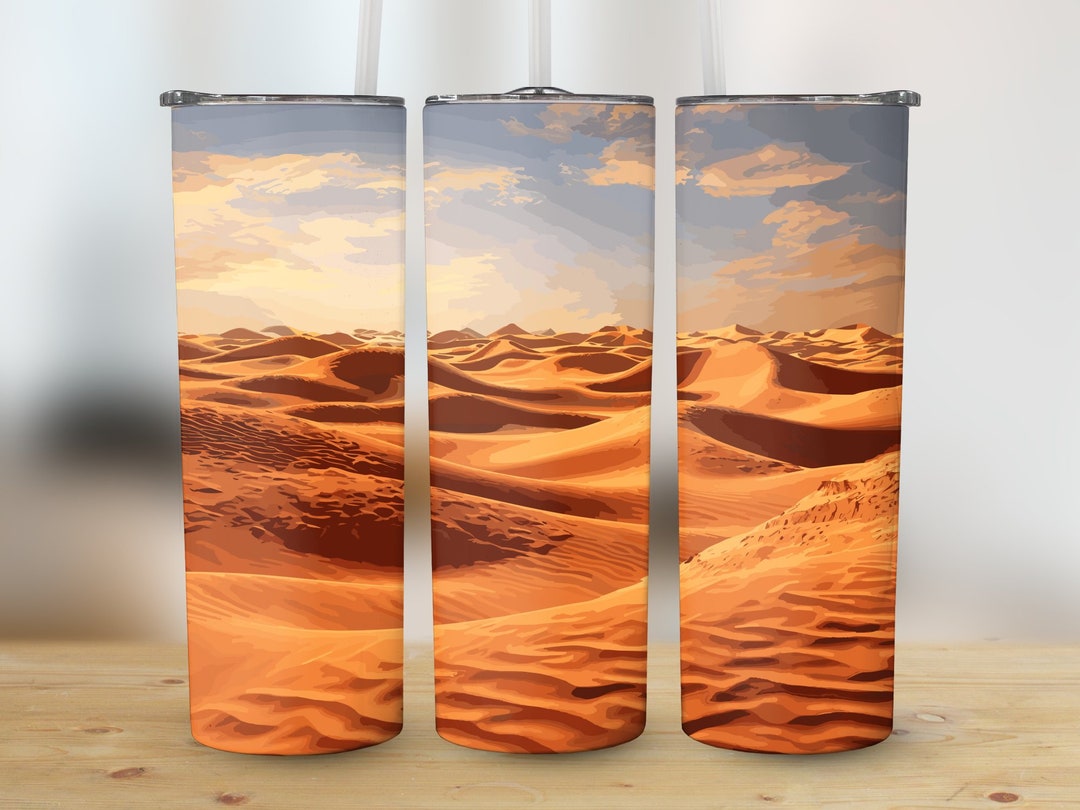 Vibrant Sahara Desert Digital Tumbler Wrap Designs 20 Oz - Etsy