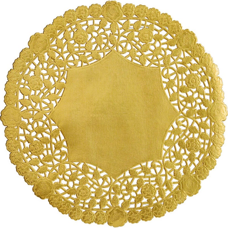 Gold Paper Doilies - Etsy