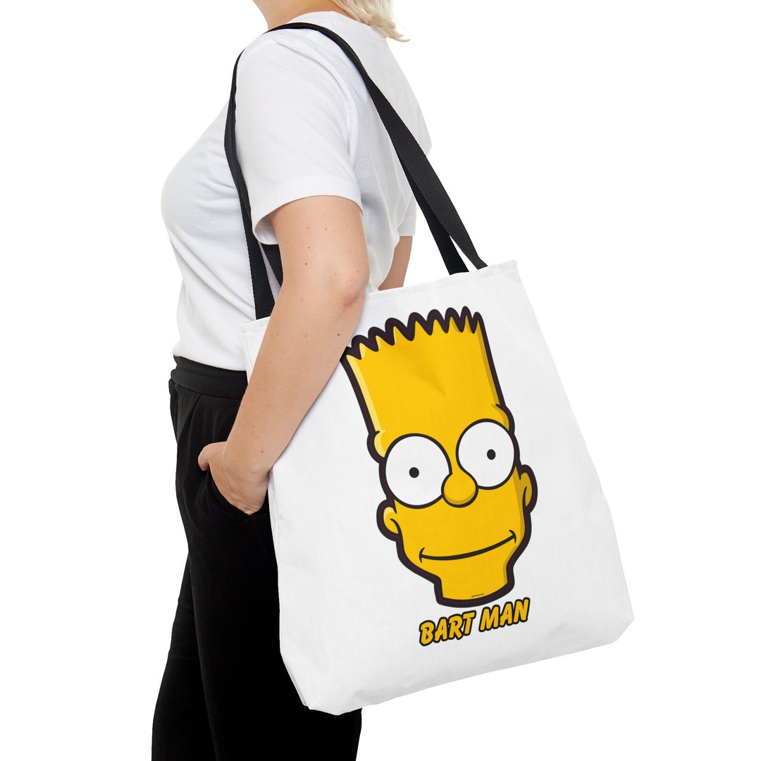 BART SIMPSONS Tote Bag Custom Simpsons Merch Bart Simpsons - Etsy