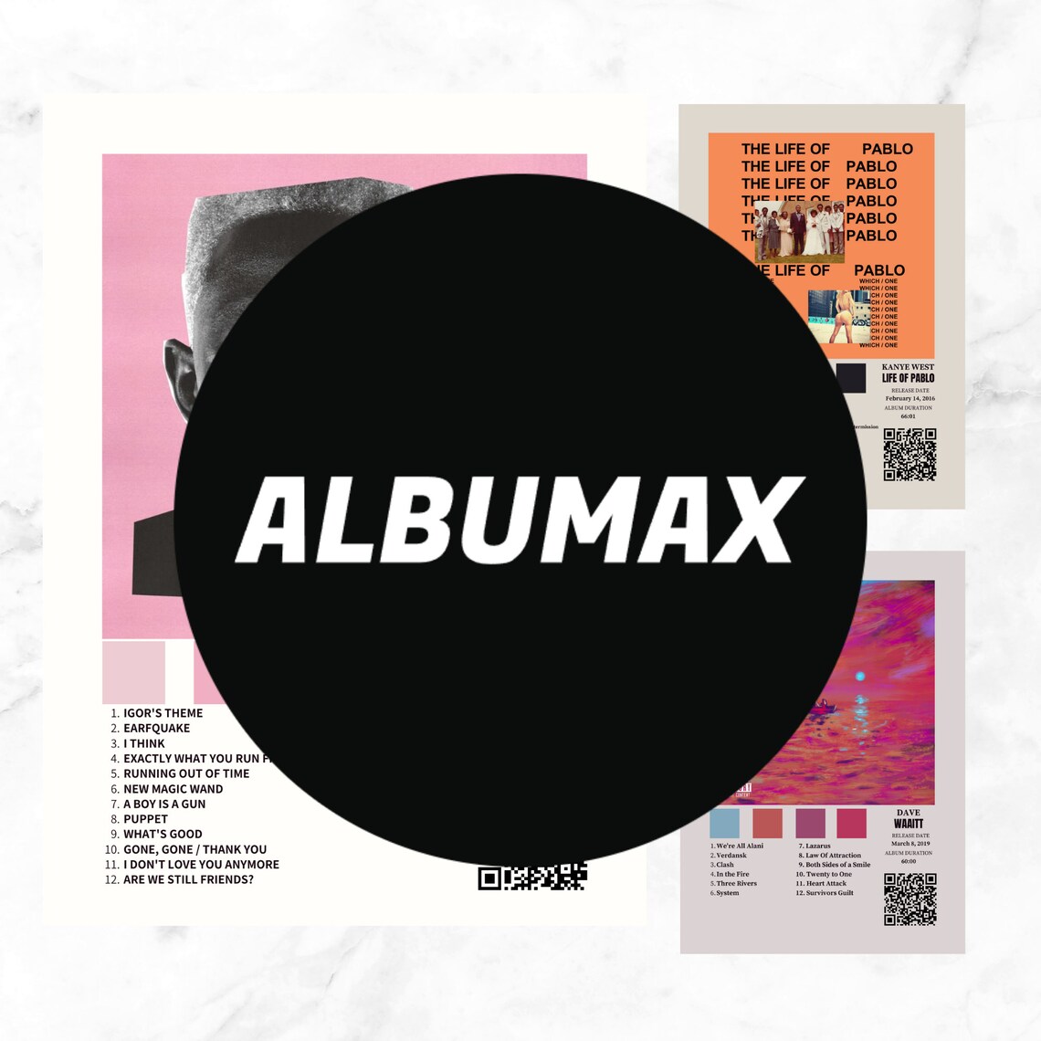 Graduation by Kanye West, Scannable Spotify QR Code Physical Album ...