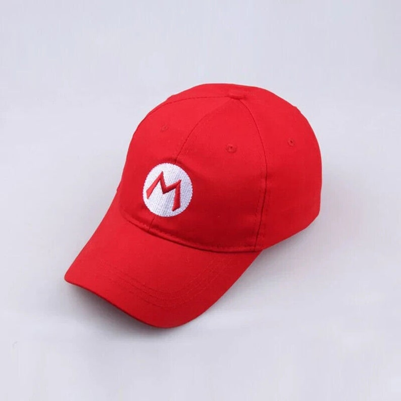 Super Mario Brothers Cap Adult Kids Unisex Cap Costume Hat - Matching ...