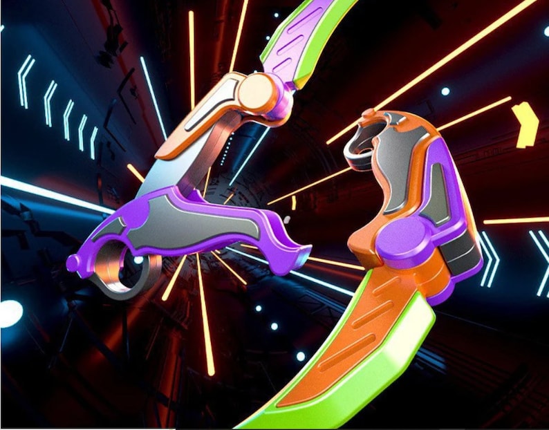 3D Printed Foldable Karambit Toy Knife Folding Flipping Toy Claw Fidget ...