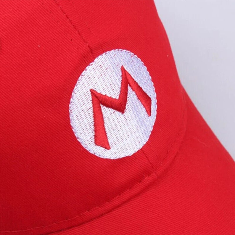 Super Mario Brothers Cap Adult Kids Unisex Cap Costume Hat - Matching ...