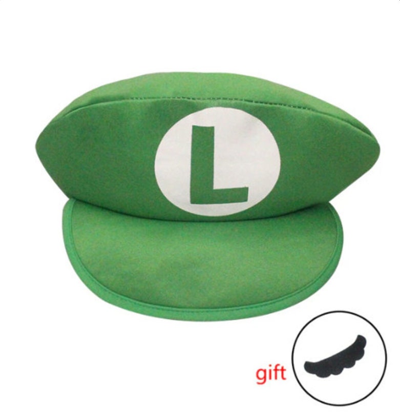 Super Mario Brothers Cap Adult Kids Unisex Cap Costume Hat - Matching ...